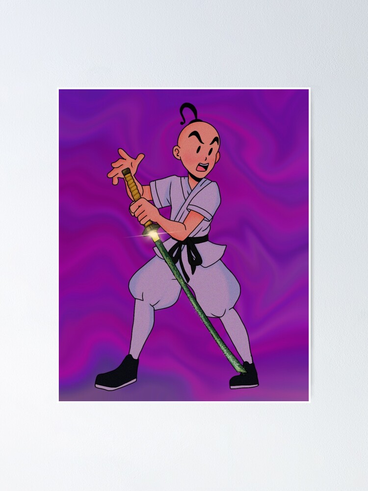 "Poo Using the Sword of Kings" Poster by pkdustyy | Redbubble