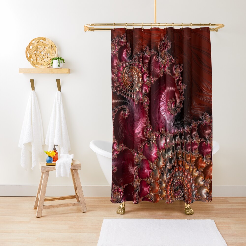 "Gorgeous Red " Shower Curtain for Sale by fineart2017 | Redbubble