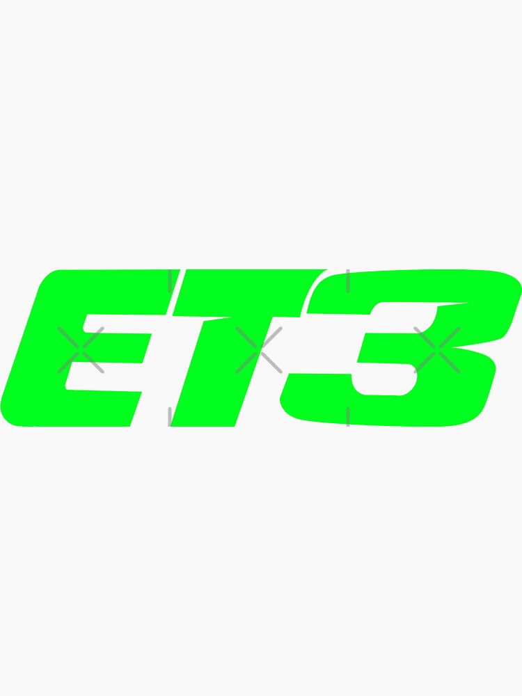 "ET3 Green Logo Eli Tomac Motocross and Supercross " Sticker for Sale ...