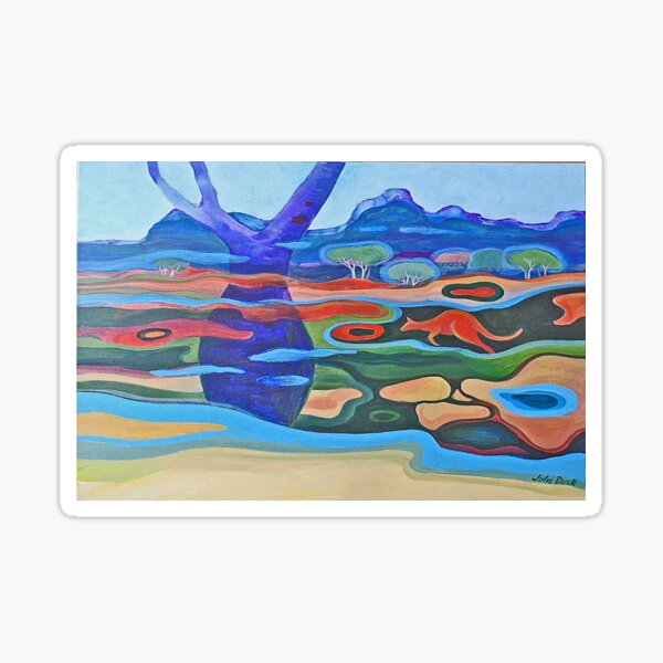 "Kimberley impressions" Sticker by Artintegrity10 | Redbubble