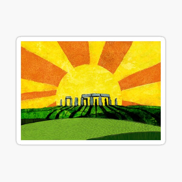 "Rising Sun" Sticker for Sale by katherineblower | Redbubble