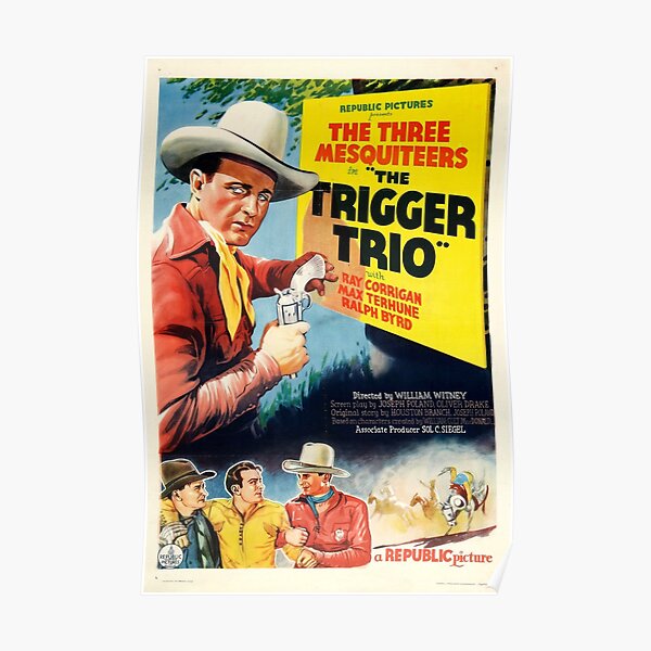 "Vintage Hollywood Nostalgia The Three Mesquiteers Trigger Trio Cowboy ...