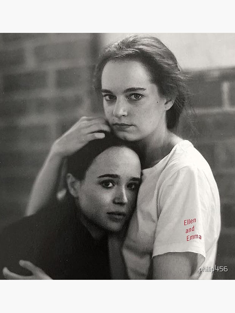 "Ellen Page and Emma Portner" Photographic Print for Sale by philip456 ...