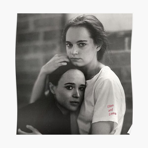 "Ellen Page and Emma Portner" Poster for Sale by philip456 | Redbubble