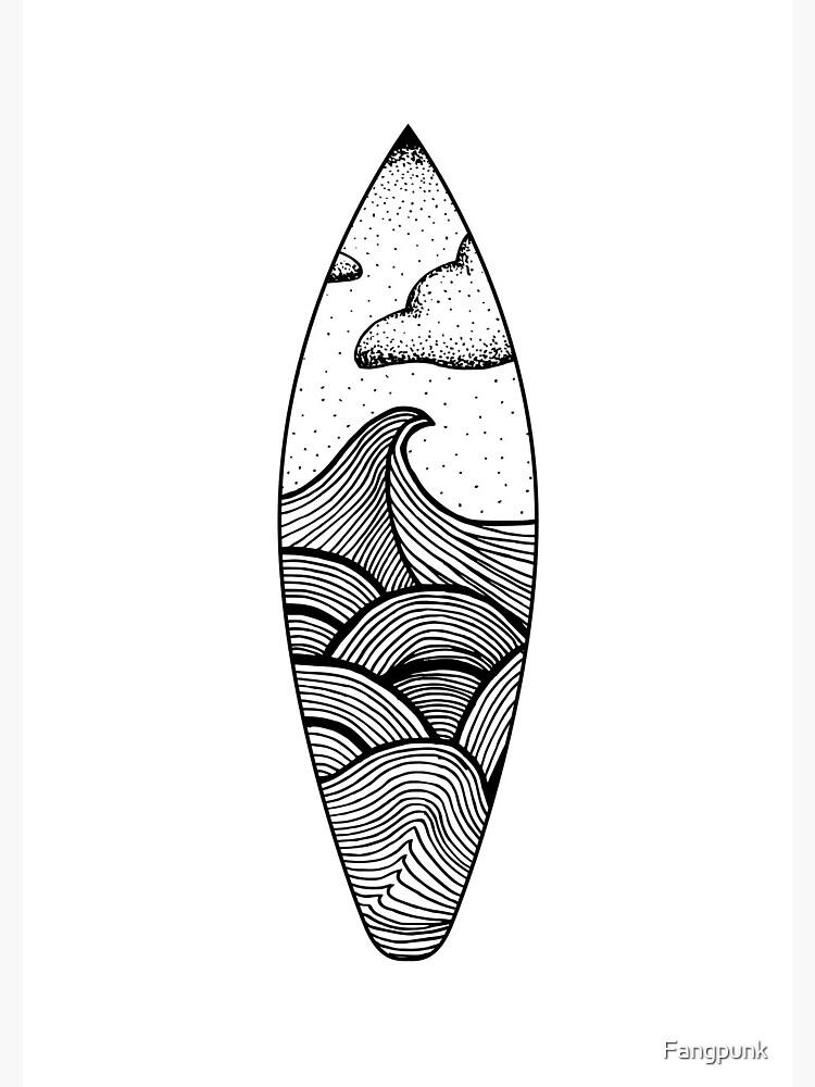 Croquis De Planche De Surf Types De Planches De Surf. Tableaux De Bord