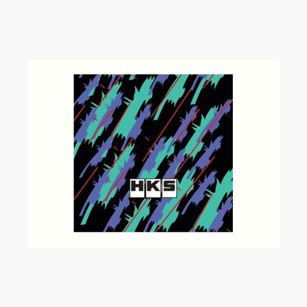 "HKS Retro Pattern" Art Print for Sale by JDMShop | Redbubble