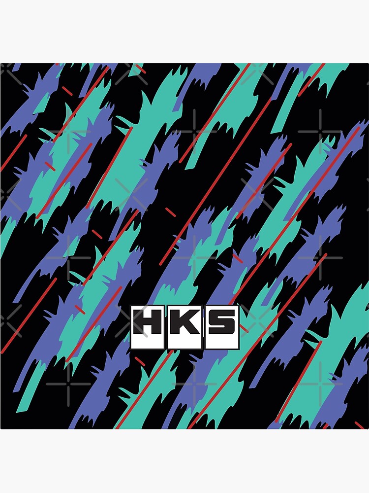 "HKS Retro Pattern" Poster for Sale by JDMShop | Redbubble