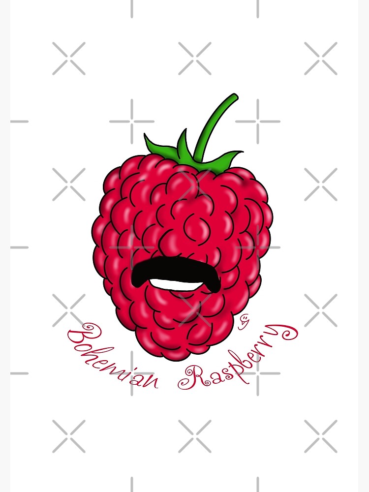 "Bohemian Raspberry" Poster by GarryVaux | Redbubble