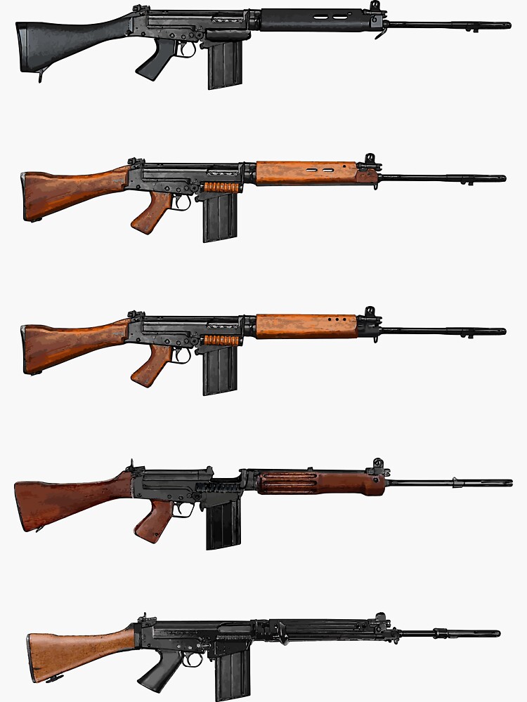 "FN FAL - Right Arm of the Free World (1)" Sticker for Sale by ...