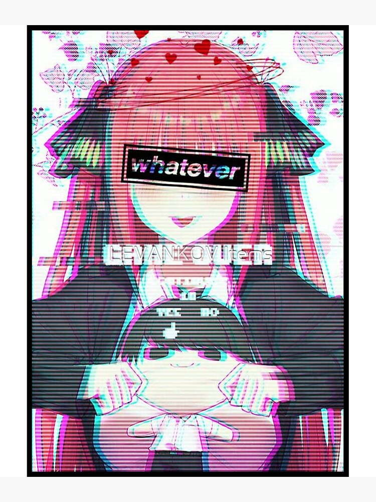 "Game Over - Kawaii Anime Girl" Poster by simouser | Redbubble