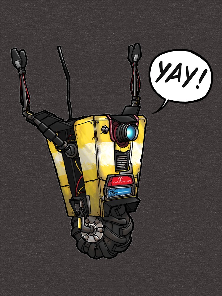 "Happy Claptrap" T-shirt by Artanis-Art | Redbubble