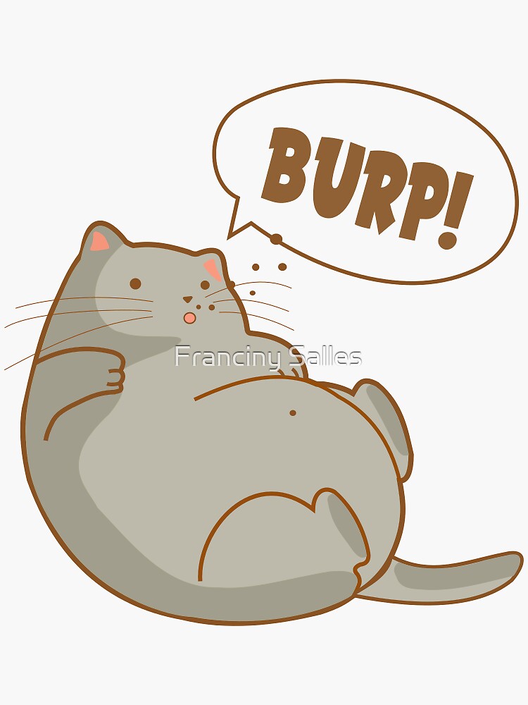 "Hydro flask sticker Chibi Fat Cat" Sticker for Sale by cataclysminc ...