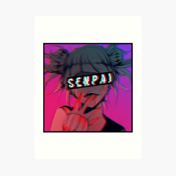 "Toga Senpai" Art Print by simouser | Redbubble