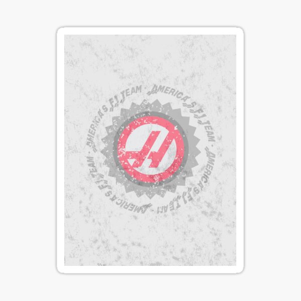 "Haas Formula 1 Team Logo" Sticker by Rivao | Redbubble