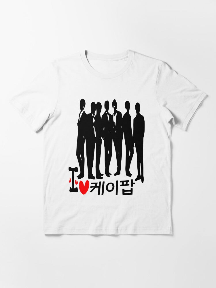 "I Heart KPOP in Korean language" T-shirt for Sale by cheeckymonkey ...