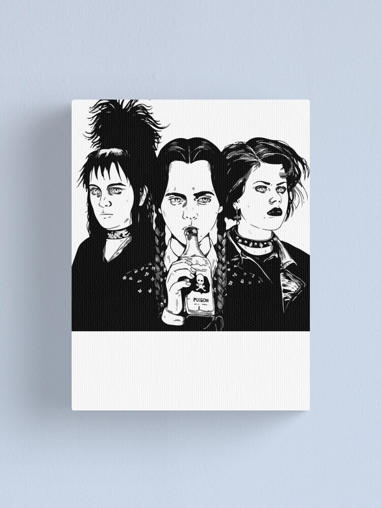 "You Cant Creep With US Wednesday Addams Lydia Deetz Nancy Gothic Goth ...