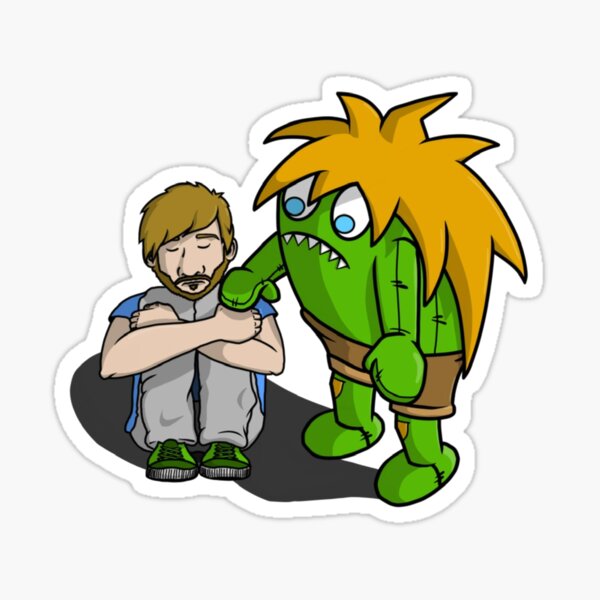 "Blanka is there for you" Sticker for Sale by K-JAW | Redbubble