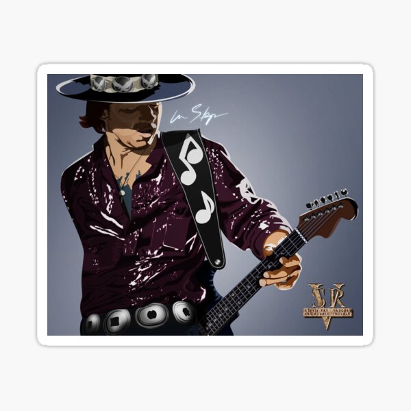 Stevie Ray Vaughan Stickers | Redbubble