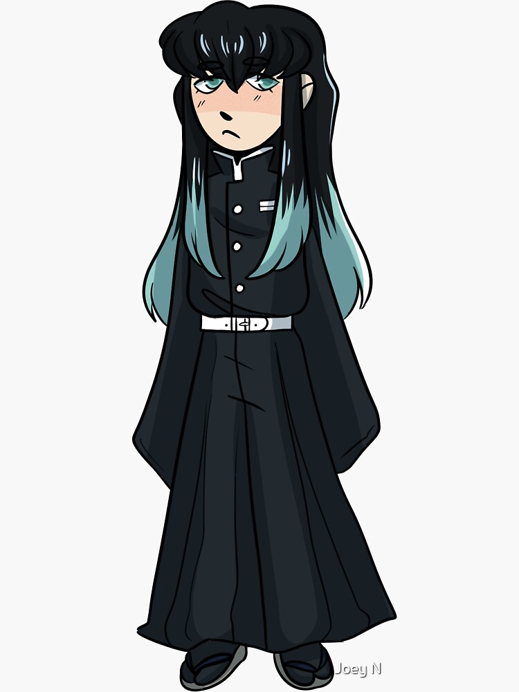 "muichiro" Sticker by acekomaeda | Redbubble