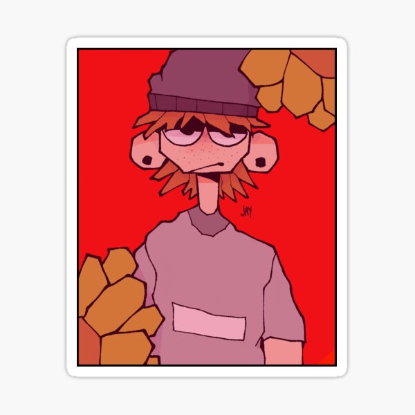 "gnarly dude" Sticker by door-stuck | Redbubble