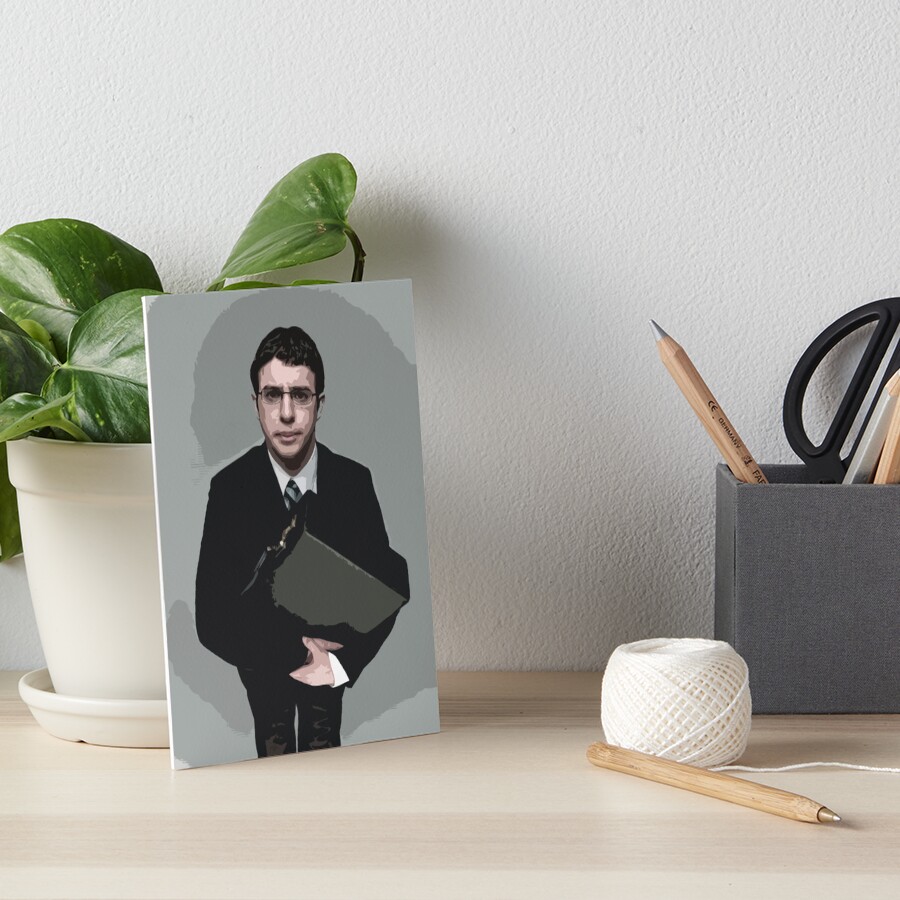 "Will - Inbetweeners, briefcase" Art Board Print by DougsDesigns ...