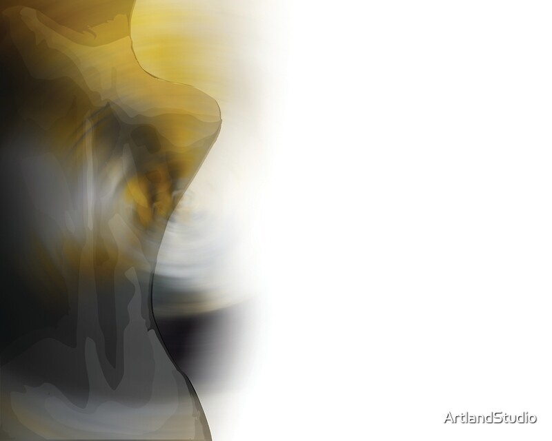 "Female back art painting" by ArtlandStudio | Redbubble