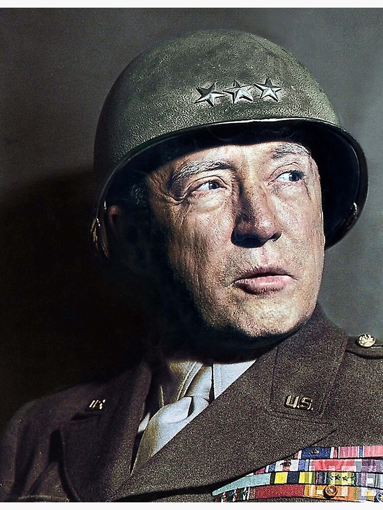 "General George S. Patton" Poster for Sale by ggjk | Redbubble