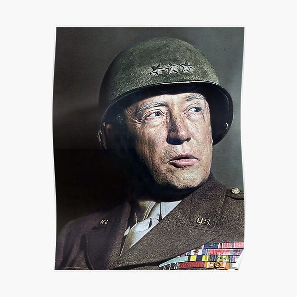 "General George S. Patton" Poster for Sale by ggjk | Redbubble