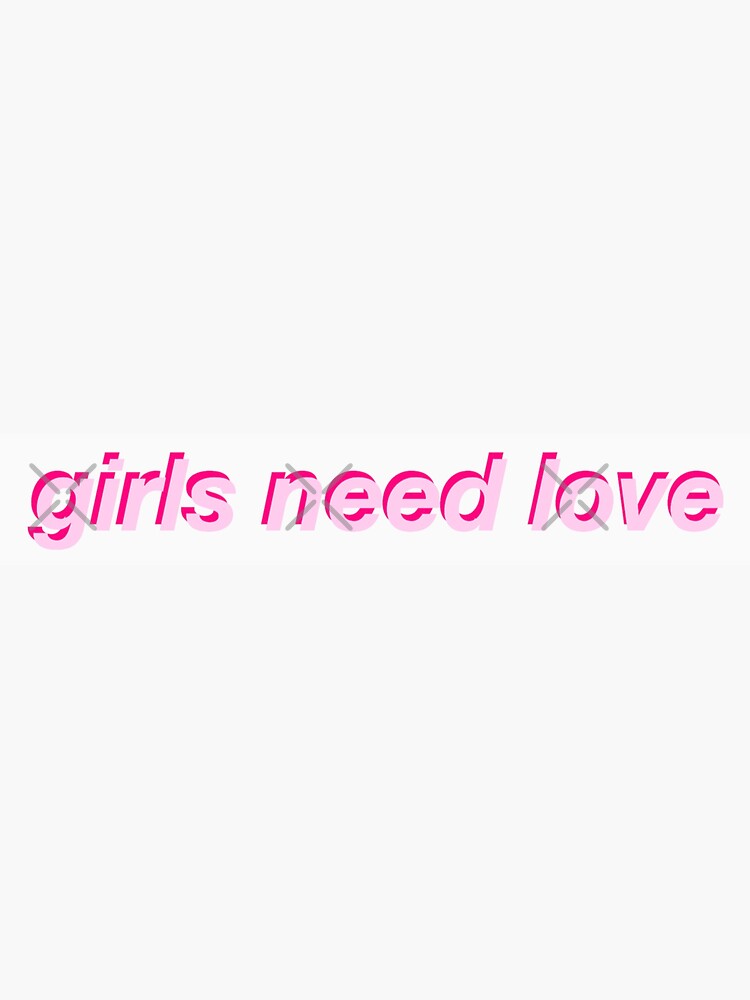 "Girls Need Love Too Summer Walker (Pink)" Sticker for Sale by ...
