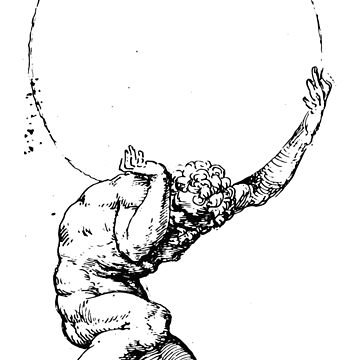Baldassare Tommaso Peruzzi Crouching Figure Of Atlas