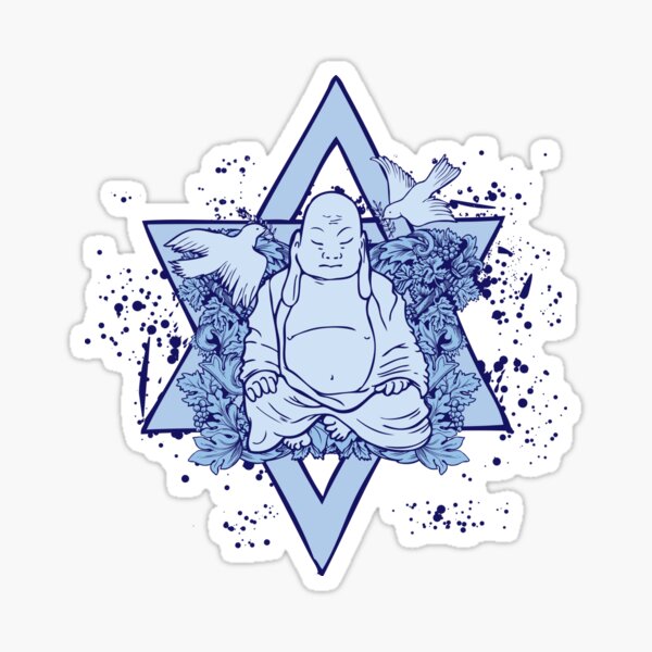 "Meditating Buddha" Sticker for Sale by tpixx | Redbubble