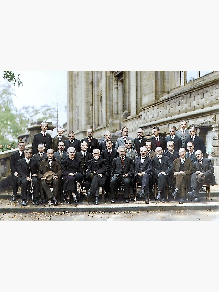 Poster Da Parete In Metallo Solvay Conference In 1927 - The Most ...