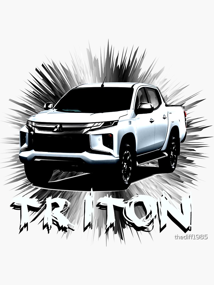 "mitsubishi triton" Sticker for Sale by thediff1985 | Redbubble