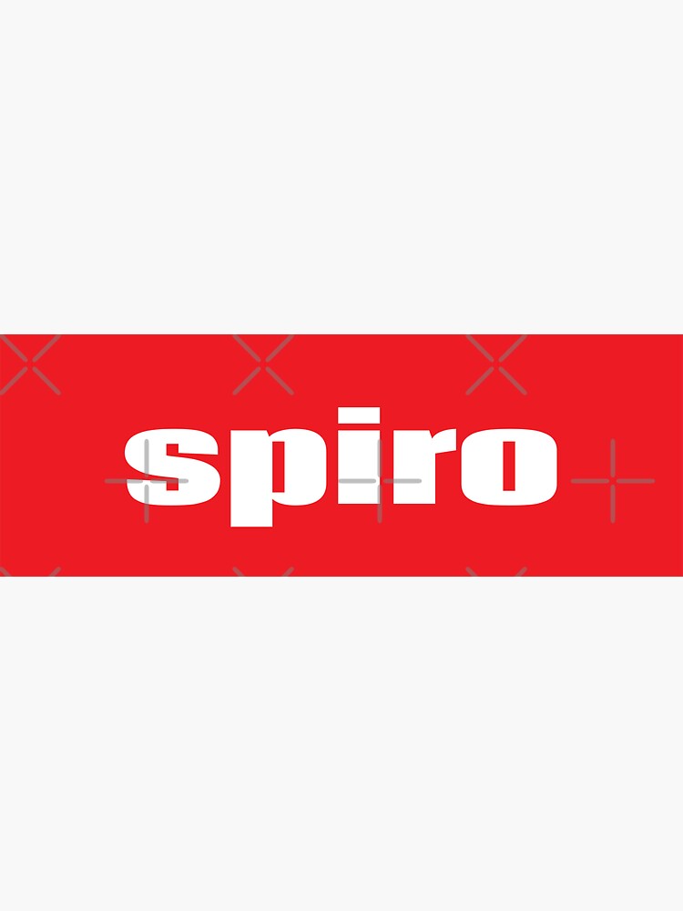 "Spiro My Name Is Spiro Spyros Spyro Spiros" Sticker for Sale by ...