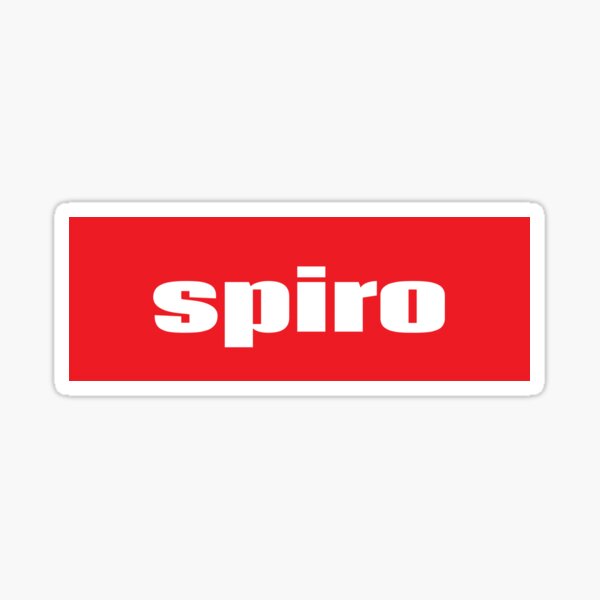 "Spiro My Name Is Spiro Spyros Spyro Spiros" Sticker for Sale by ...
