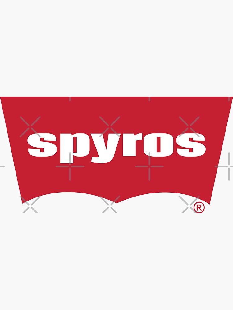 "Spyros My Name Is Spiro Spyro Spiros" Sticker by ProjectX23 | Redbubble