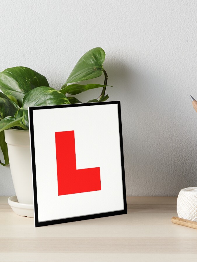 "L-plate learner driver" Art Board Print for Sale by stuwdamdorp ...