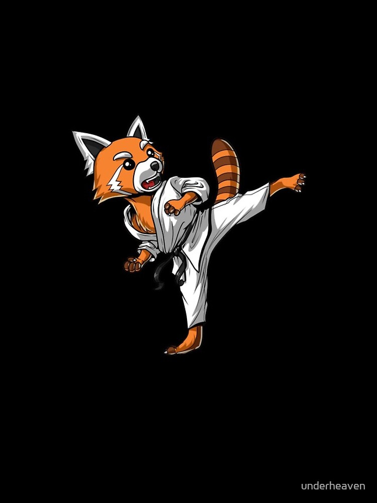 "Red Panda Bear Karate " iPhone Case for Sale by underheaven | Redbubble