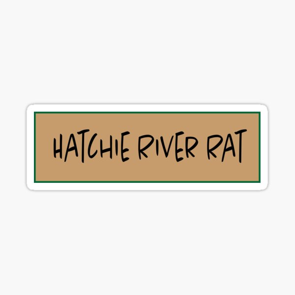 "Hatchie River Rat" Sticker for Sale by elizaford | Redbubble