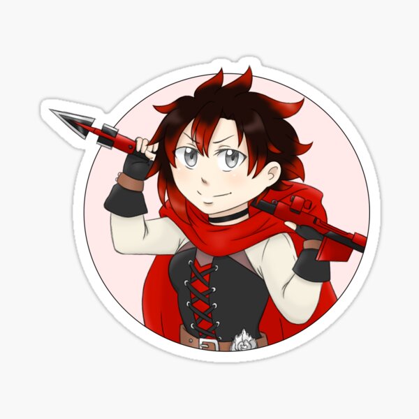 "Ruby Sticker" Sticker by hinariokisawa | Redbubble