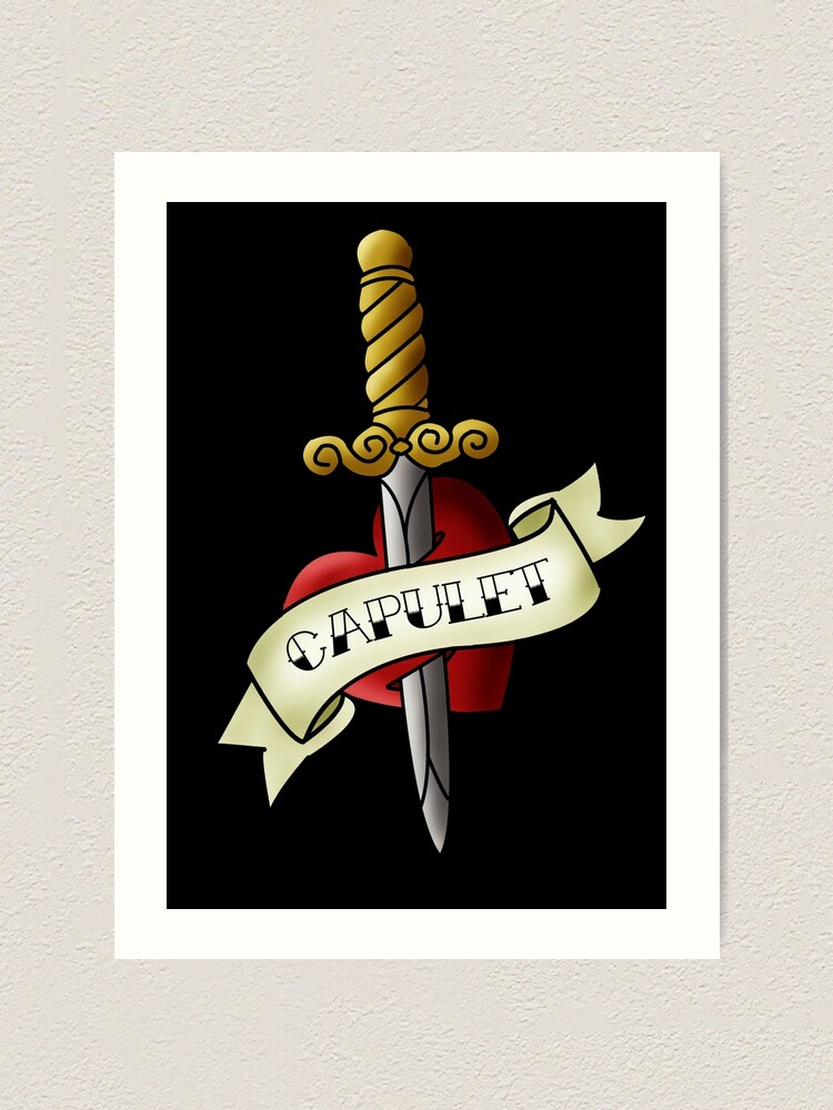 "Capulet Logo - Romeo & Juliet" Art Print for Sale by EStreetShuffle ...