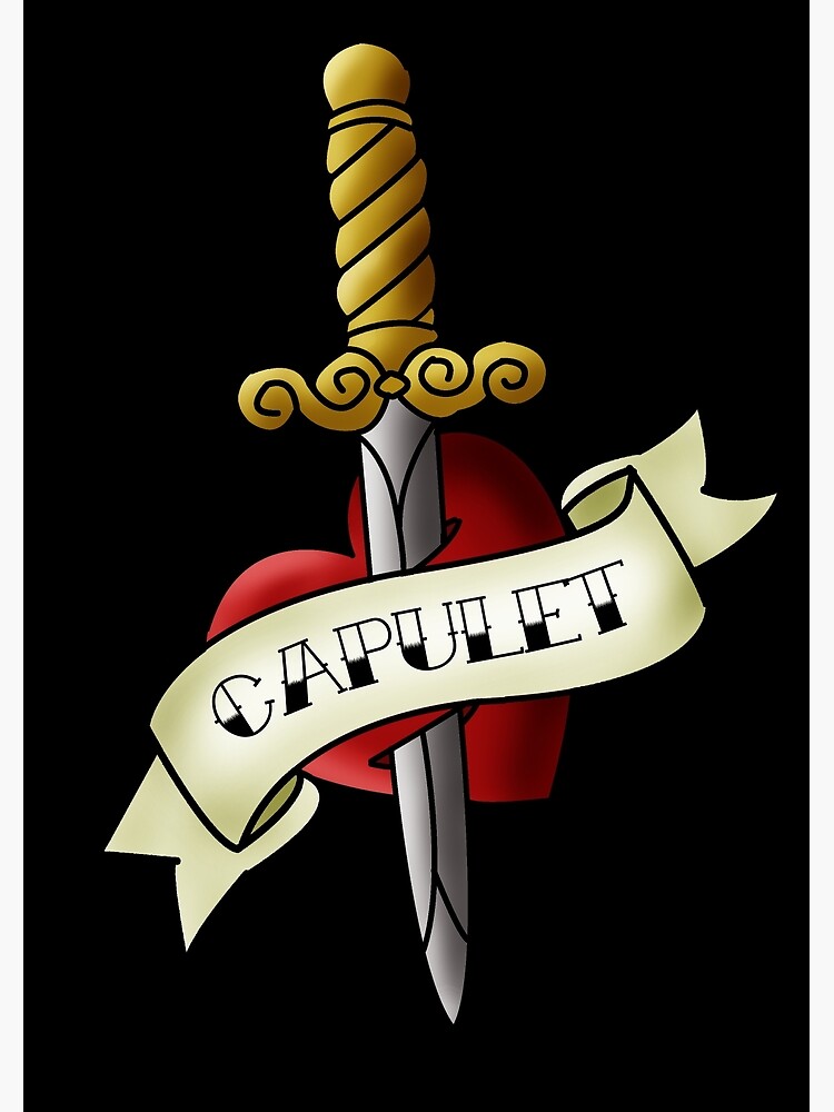 "Capulet Logo - Romeo & Juliet" Art Print for Sale by EStreetShuffle ...