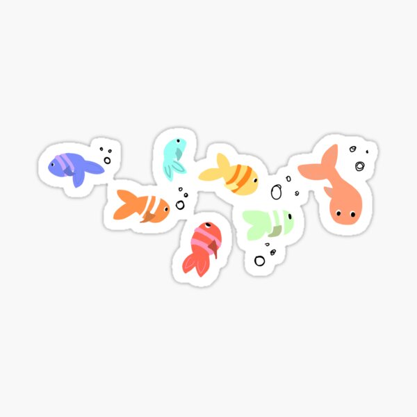 "fish aesthetic " Sticker by gracekinney097 | Redbubble