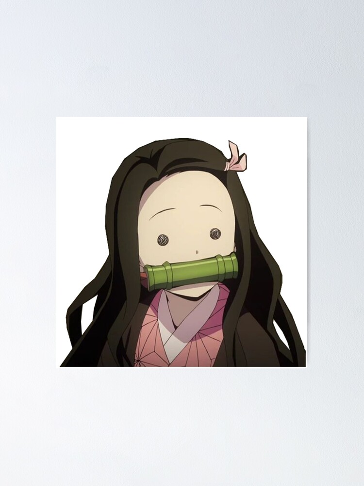 Póster «Nezuko Kamado Cute Design» de sad-square | Redbubble