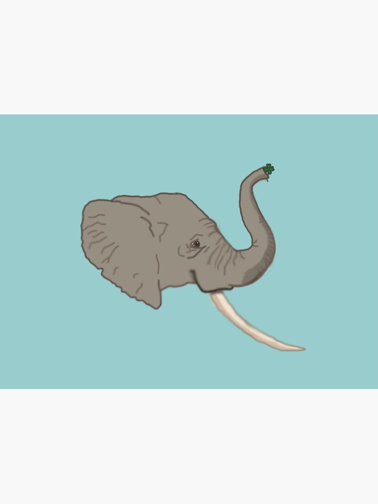 "Irish Elephant" Sticker for Sale by littleberr666 | Redbubble