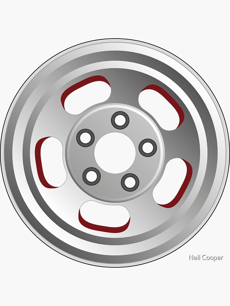 "Slot mag alloy wheel" Sticker for Sale by mexicanwrestler | Redbubble