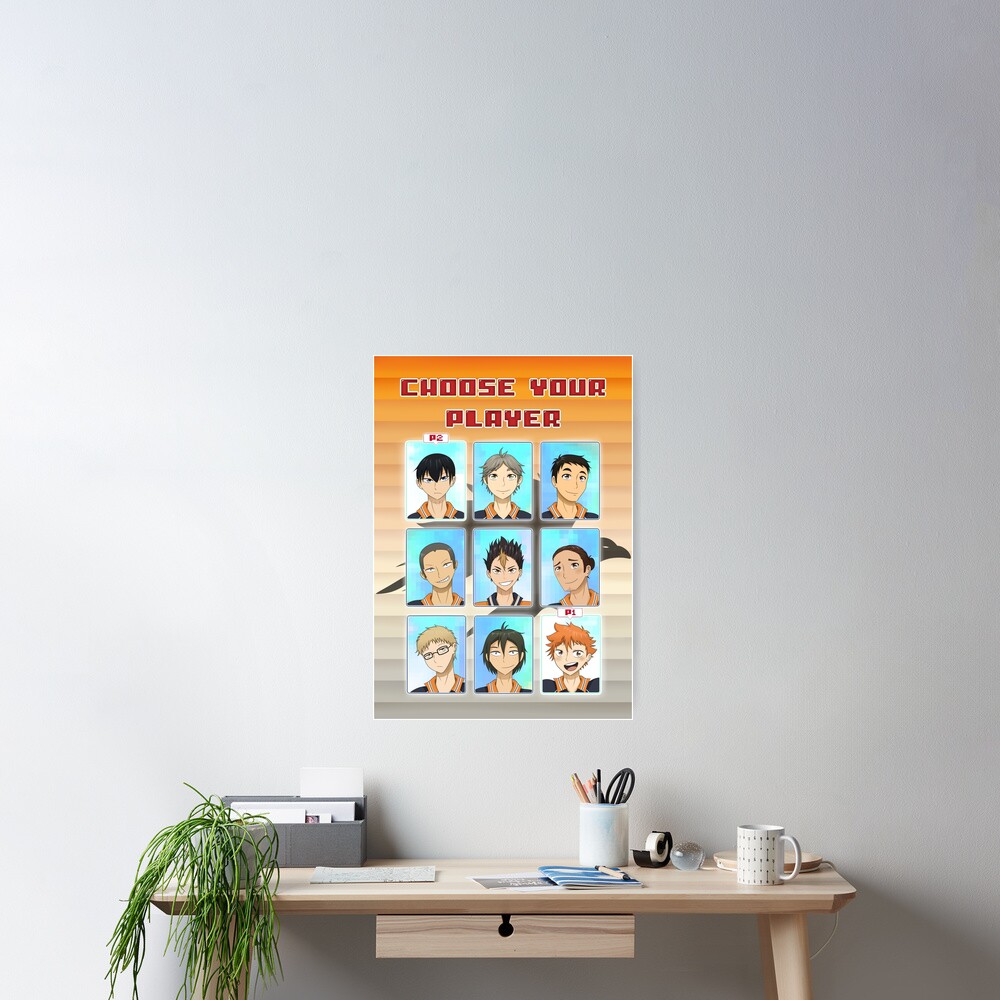 "Choose Your Player" Poster for Sale by cartoonartist | Redbubble