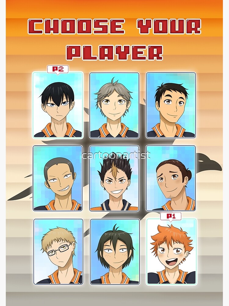 "Choose Your Player" Poster for Sale by cartoonartist | Redbubble