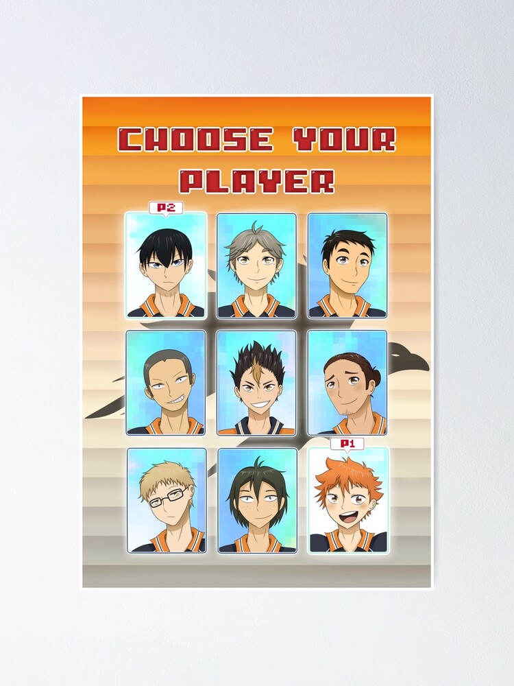 "Choose Your Player" Poster for Sale by cartoonartist | Redbubble