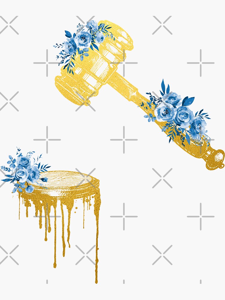 "Gavel Art" Sticker by erzebetth | Redbubble